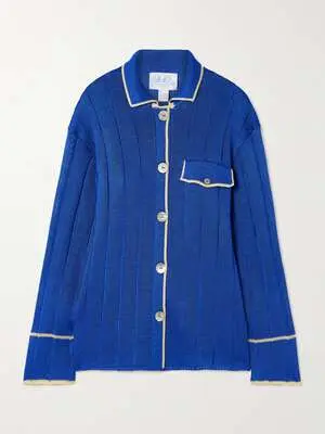 Calle Del Mar Ribbed-knit Shirt