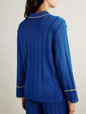 Calle Del Mar Ribbed-knit Shirt
