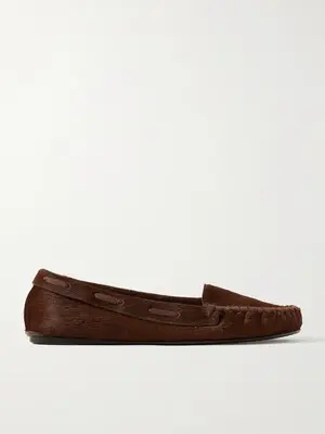 THE ROW Mabel Calf Hair Loafers