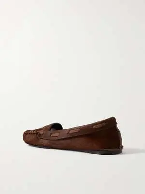THE ROW Mabel Calf Hair Loafers