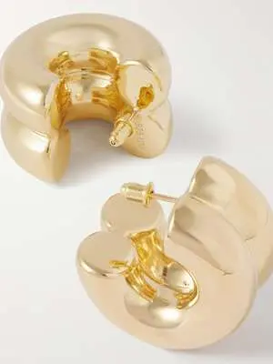 UNCOMMON MATTERS Billow Vermeil Hoop Earrings