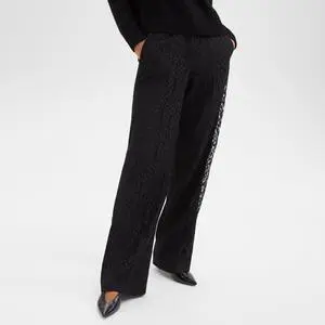 Theory Tailored Leopard Lace Pant