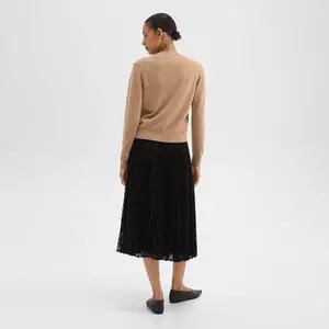 Theory Pleated Midi Skirt