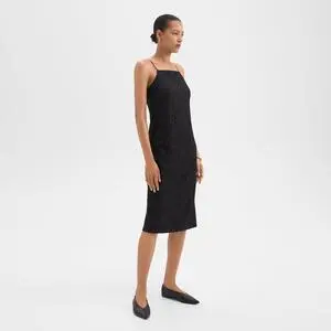 Theory Slip Dress In Leopard Lace