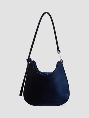Akris Anna Mini Hobo Bag - Denim