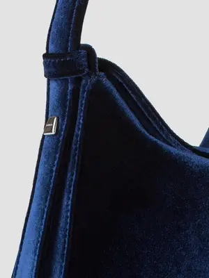 Akris Anna Mini Hobo Bag - Denim