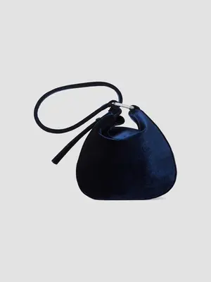 Akris Anna Mini Hobo Bag - Denim
