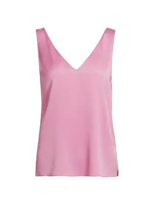Kobi Halperin Sailor Stretch-silk Sleeveless Blouse - Blush