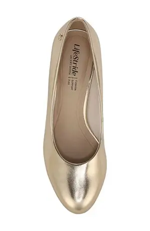 LIFESTRIDE Parigi Pump - Gold