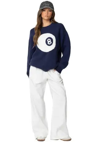 EDIKTED Alexa Low Rise Linen-blend Pants
