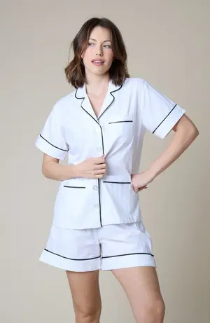 KIP Premium Cotton Short Set - Monochrome