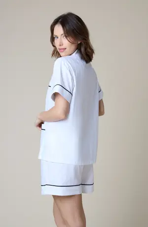 KIP Premium Cotton Short Set - Monochrome