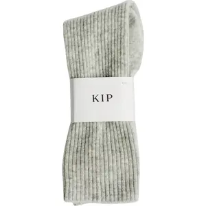 KIP KIP. Merino Cashmere Sleep Socks Dove Grey