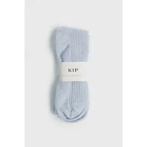 KIP KIP. Merino Cashmere Sleep Socks Mist Blue