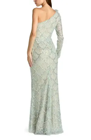 Mac Duggal Faille A-line Midi Dress With 3d Rose