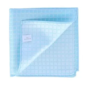Trafalgar Rowan Geometric Pattern Silk Pocket Square Set