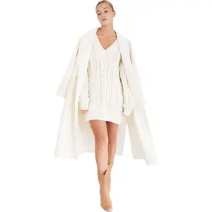 BELLE & BLOOM Still The One Chunky Oversize Knit - Cream