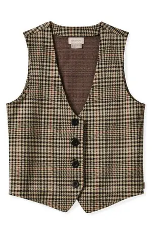 Brixton Plaid Relaxed Fit Vest