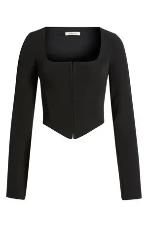 MISTRESS ROCKS Long Sleeve Corset Top