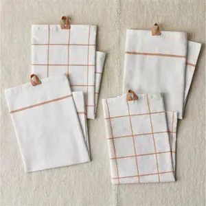 Five Two By Food52 Essential Set Of 4 Flour Sack Kitchen Towels