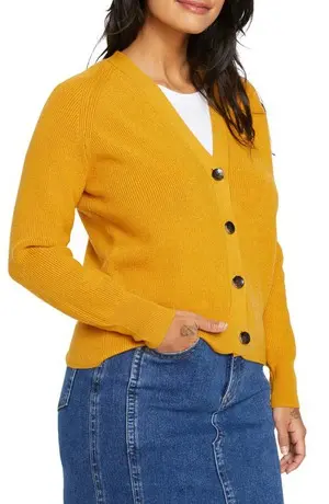 Universal Standard Ribbed Cardigan - Custard