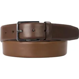 BOSS Cary Leather Belt - Medium Brown