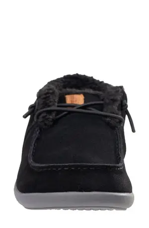 REVITALIGN Siesta Faux-fur Lined Shoe - Black