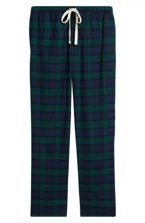 Vineyard Vines Holiday Print Flannel Lounge Pants - Charleston Green