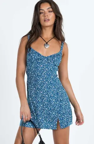 Princess Polly Georgia Floral Print Minidress