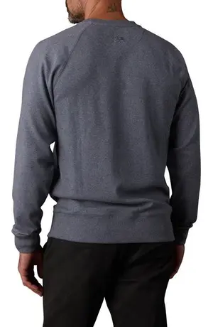 THE NORMAL BRAND Puremeso Everyday Crewneck Sweatshirt - Bluestone