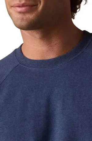 THE NORMAL BRAND Puremeso Everyday Crewneck Sweatshirt - Indigo Blue