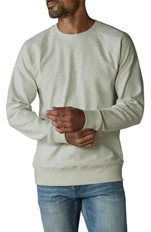 THE NORMAL BRAND Puremeso Everyday Crewneck Sweatshirt - Stone