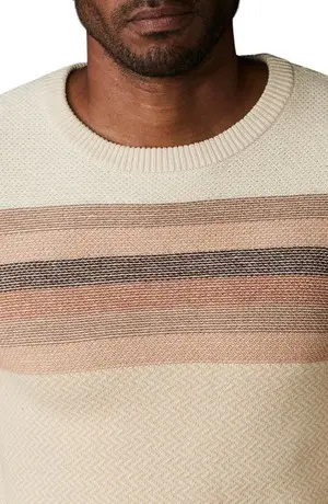 THE NORMAL BRAND Stripe Ski Sweater