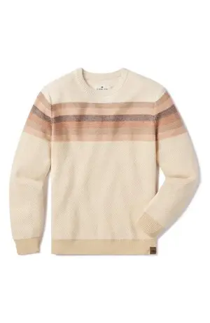 THE NORMAL BRAND Stripe Ski Sweater