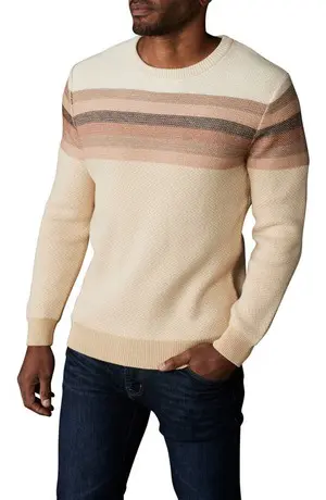 THE NORMAL BRAND Stripe Ski Sweater