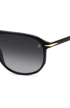 DB EYEWEAR BY DAVID BECKHAM 58mm Aviator Sunglasses