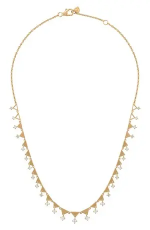 EDEN PRESLEY Shine Diamond Collar Necklace - 14k Yellow Gold
