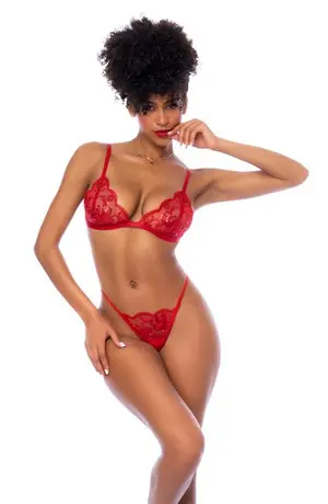 MAPALE Sequin Mesh Bralette