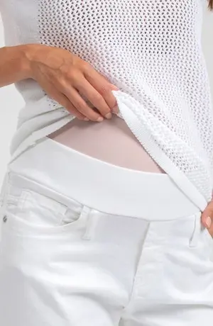 PIETRO BRUNELLI Ankle Straight Leg Mom Jeans