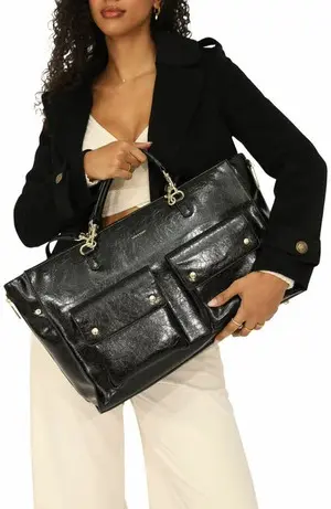 BELLE & BLOOM Reflections Leather Shoulder Bag