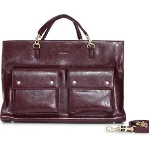 BELLE & BLOOM Reflections Leather Shoulder Bag - Red Overflow