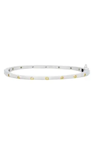 Freida Rothman Thin Bezel Station Stack Bangle