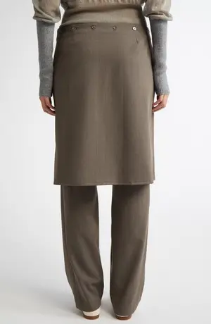 Paloma Wool Lander Straight Leg Pants With Skirt