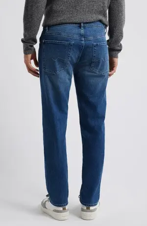 7 For All Mankind The Straight Stretch Cotton Jeans