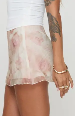 Princess Polly Bernarli Floral Mini Skirt