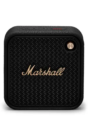Marshall Willen Ii Portable Bluetooth® Speaker Black And Brass