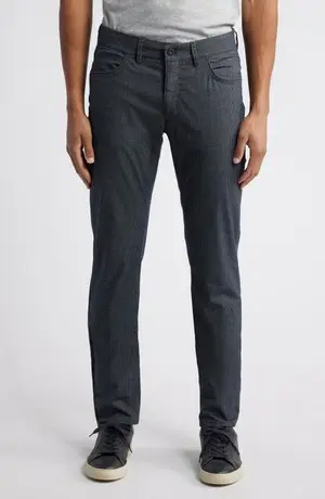 BRAX Chuck Microcheck Stretch Trousers - 23-midnight