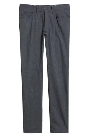 BRAX Chuck Microcheck Stretch Trousers - 23-midnight