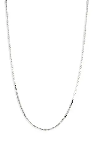 MIRANDA FRYE Bowie Chain Necklace - Silver