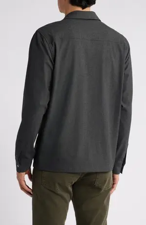 FRAME Classic Stretch Flannel Button-up Shirt